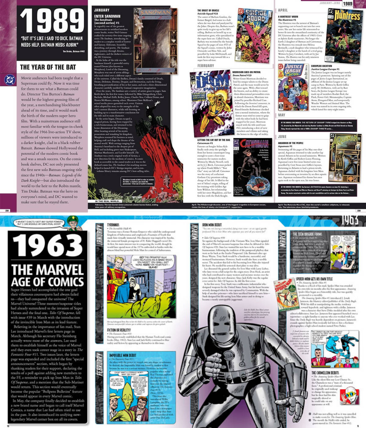 Comparing DC Comics and Marvel Chronicles - Clandestine Critic